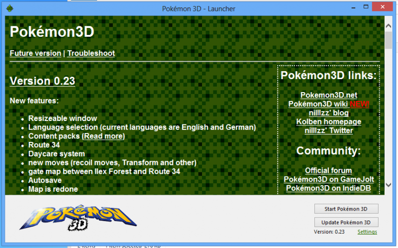 File:Launcher 0.23.png - Pokémon 3D Wiki